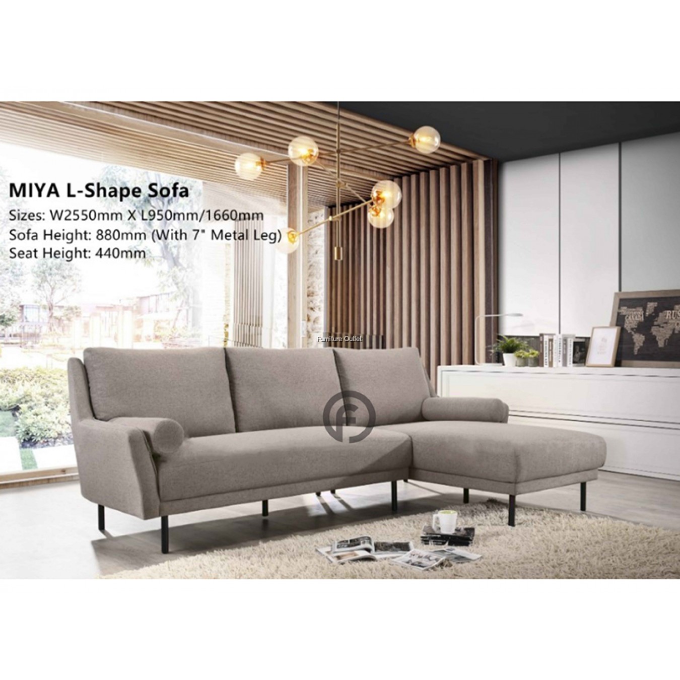 L Seater Sofa Dimensions | Baci Living Room